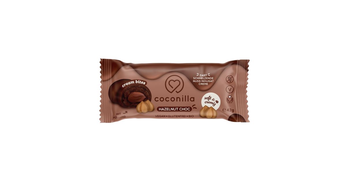 coconilla Gefüllte Bliss Balls umzogen mit Schokolade - Cream Bites ...