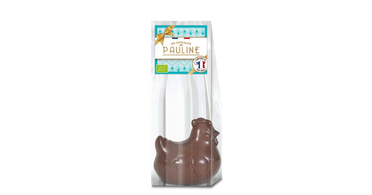 LES CHOCOLATS DE PAULINE Dark chocolate plump hen | bio123